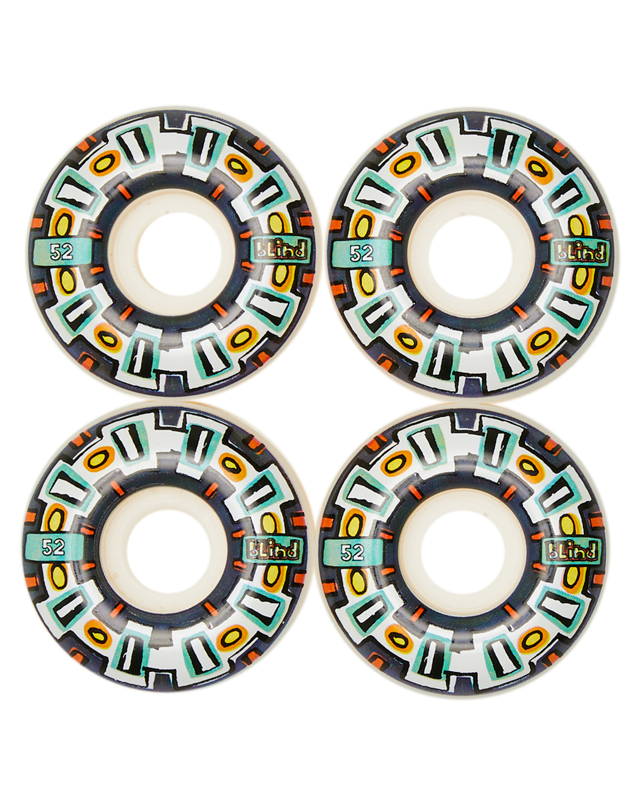 Blind Wheels Round Space V2 Navy 52mm