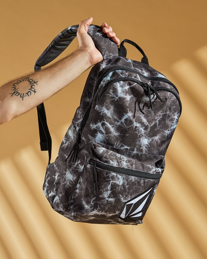 Volcom Backpack Academy Black Print