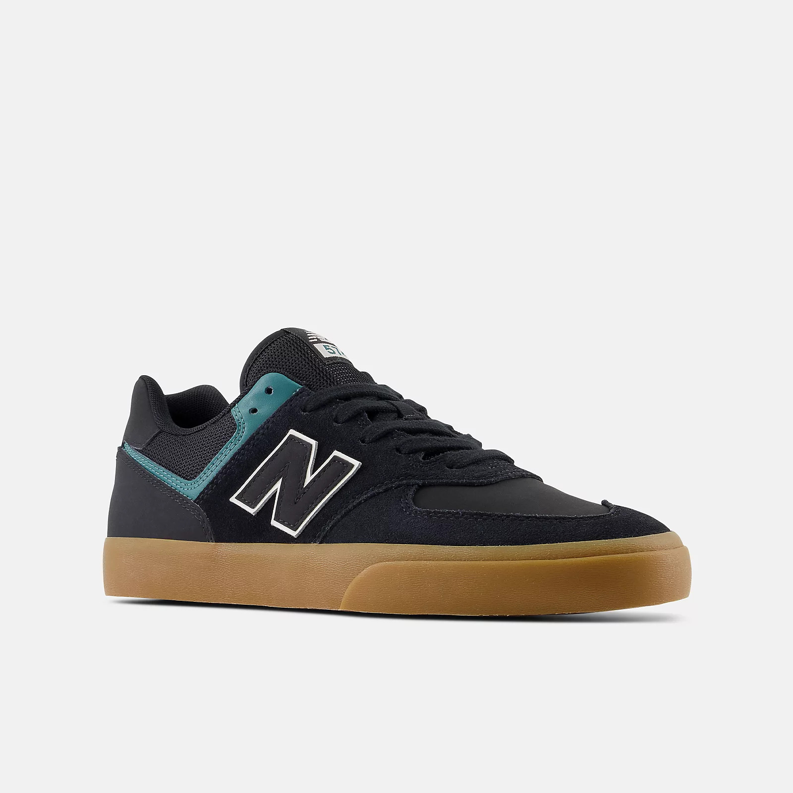New Balance NB Numeric 574 Vulc VBG Black/Gum/Teal