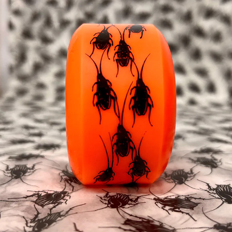 Cockroach Wheels Originals 63mm 96a Orange - Skateboard Wheels for ...