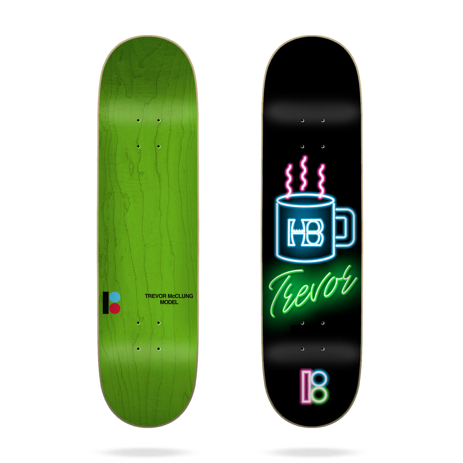 Plan B Deck Neon Trevor McClung - Premium Skateboard Deck for Ultimate ...