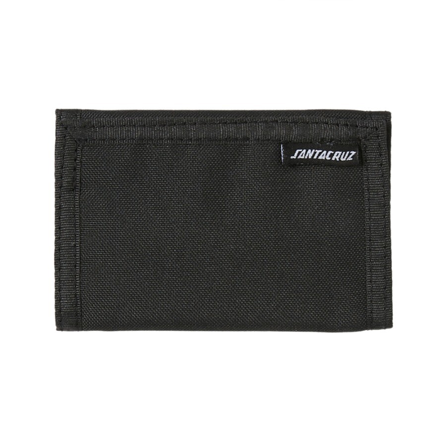 Santa Cruz Wallet Classic Dot Velcro Black | Durable Polyester Wallet