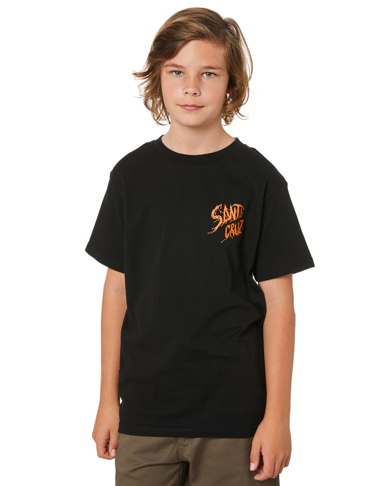 Santa Cruz Youth Tee Wolf Slasher Black