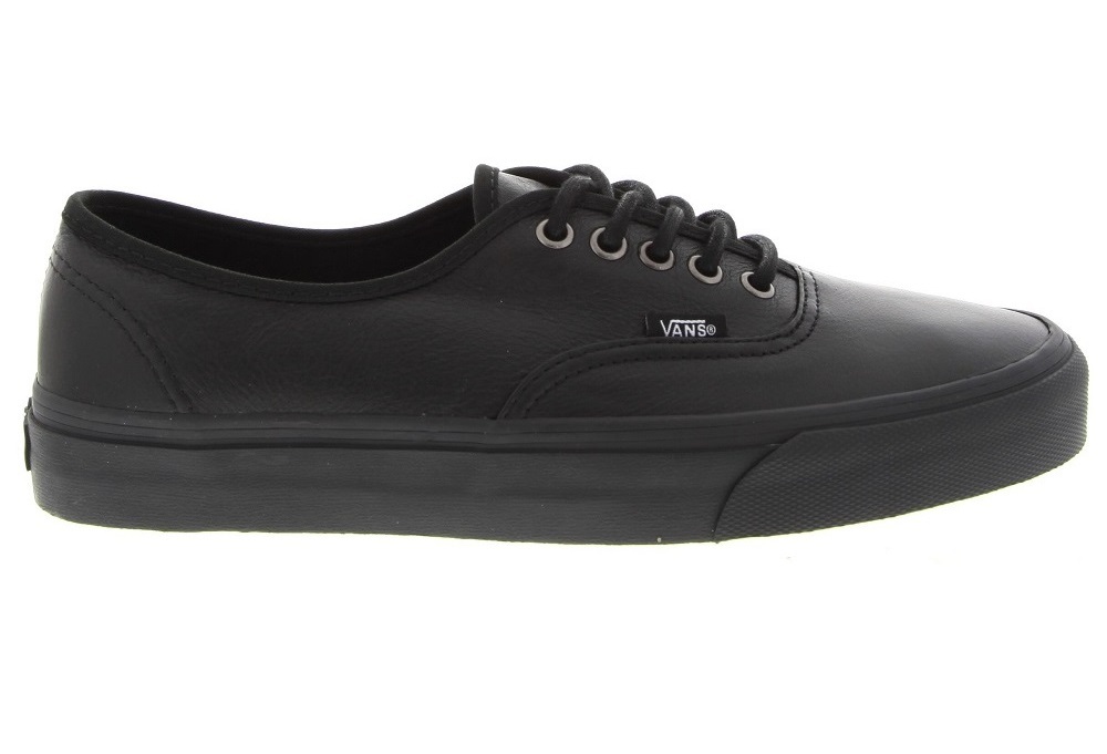 Vans Authentic Leather Black/Black: Style & Durability