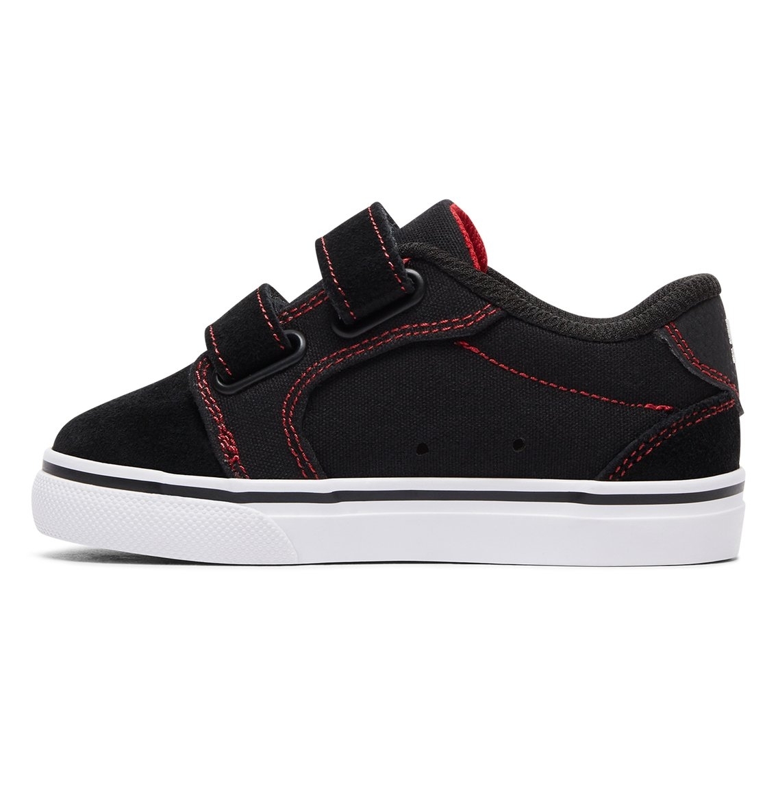 DC Youth Anvil Velcro Black/Red/White