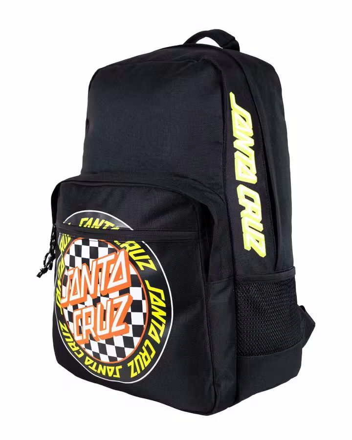 Santa Cruz Bag Outer Ring Check Dot Backpack Black