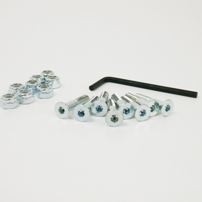 Trinity Hardware 1 Inch Silver Screws - Durable Skateboard Hardware for ...