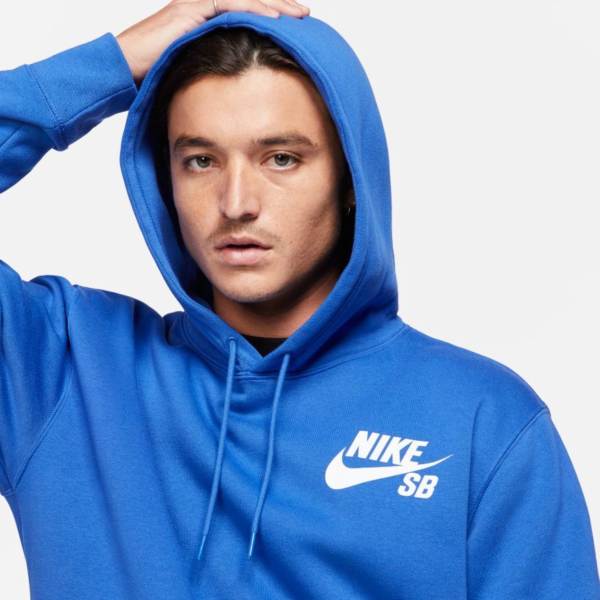 Nike SB Jumper Hood PO Essential Icon Game Royal/White