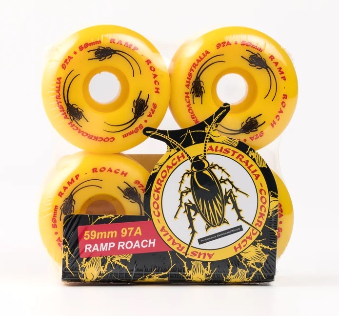 Cockroach Wheels Ramp Roach 59mm - Ultimate Grip and Slide Skateboard Wheels