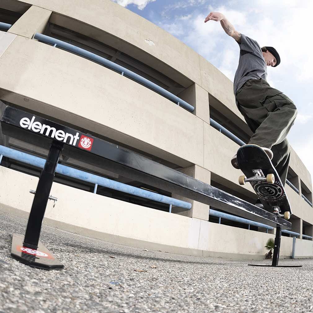 Element Flat Bar 6 Foot Black Grind Rail