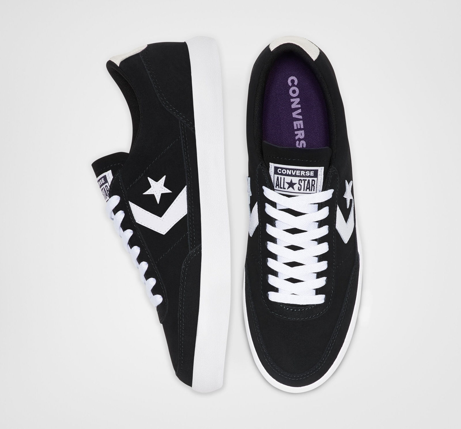 Converse Net Star Classic Suede Low Black/White