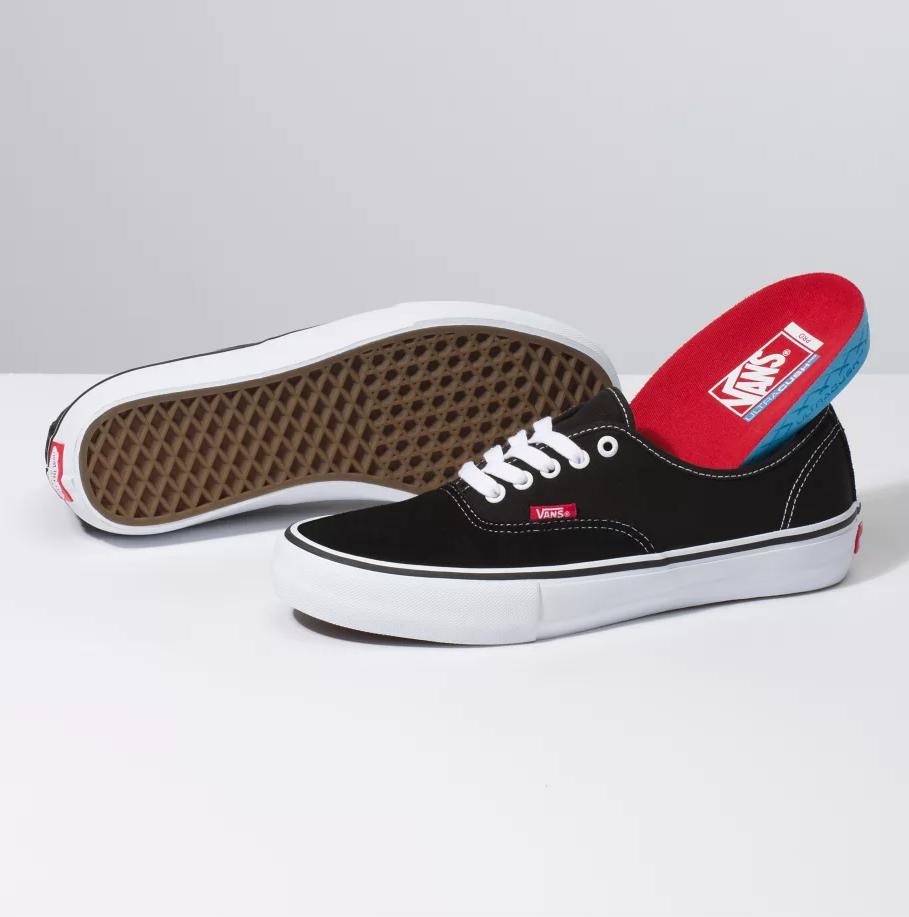 Vans Authentic Pro Black/White Suede Toe/Canvas