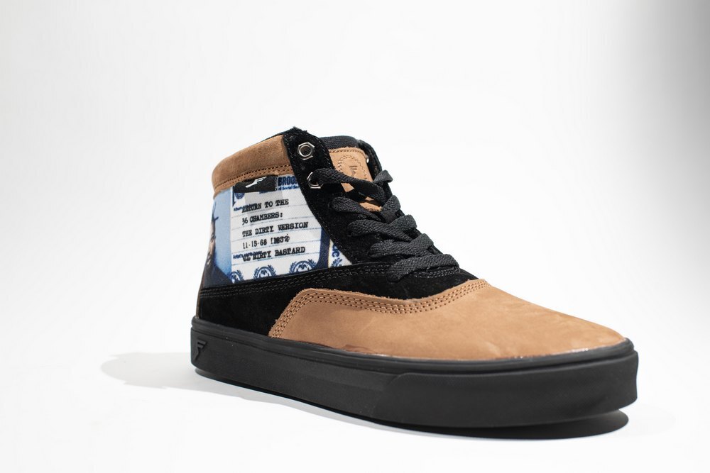 FP Shoes Substance Mid ODB Black/Tan - Superior Skate Shoes