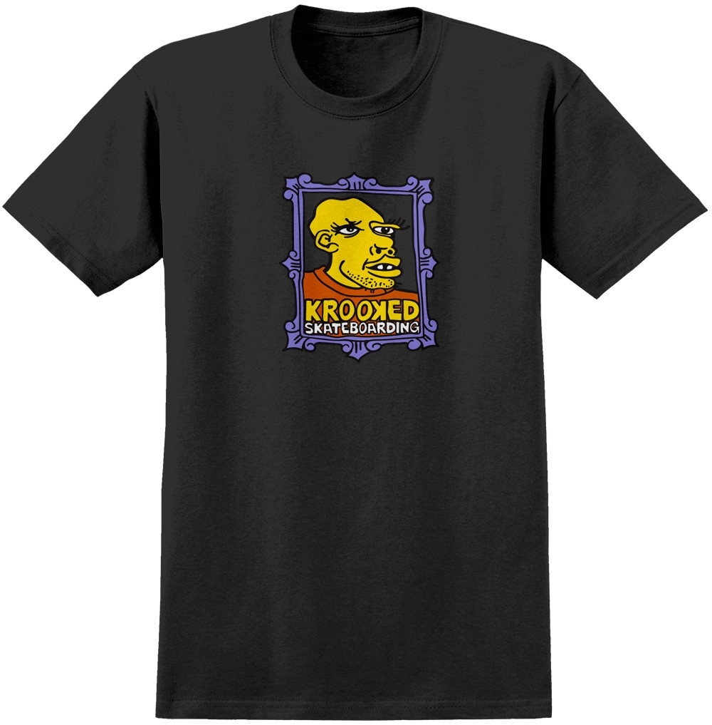 Krooked Tee Frame Face Black