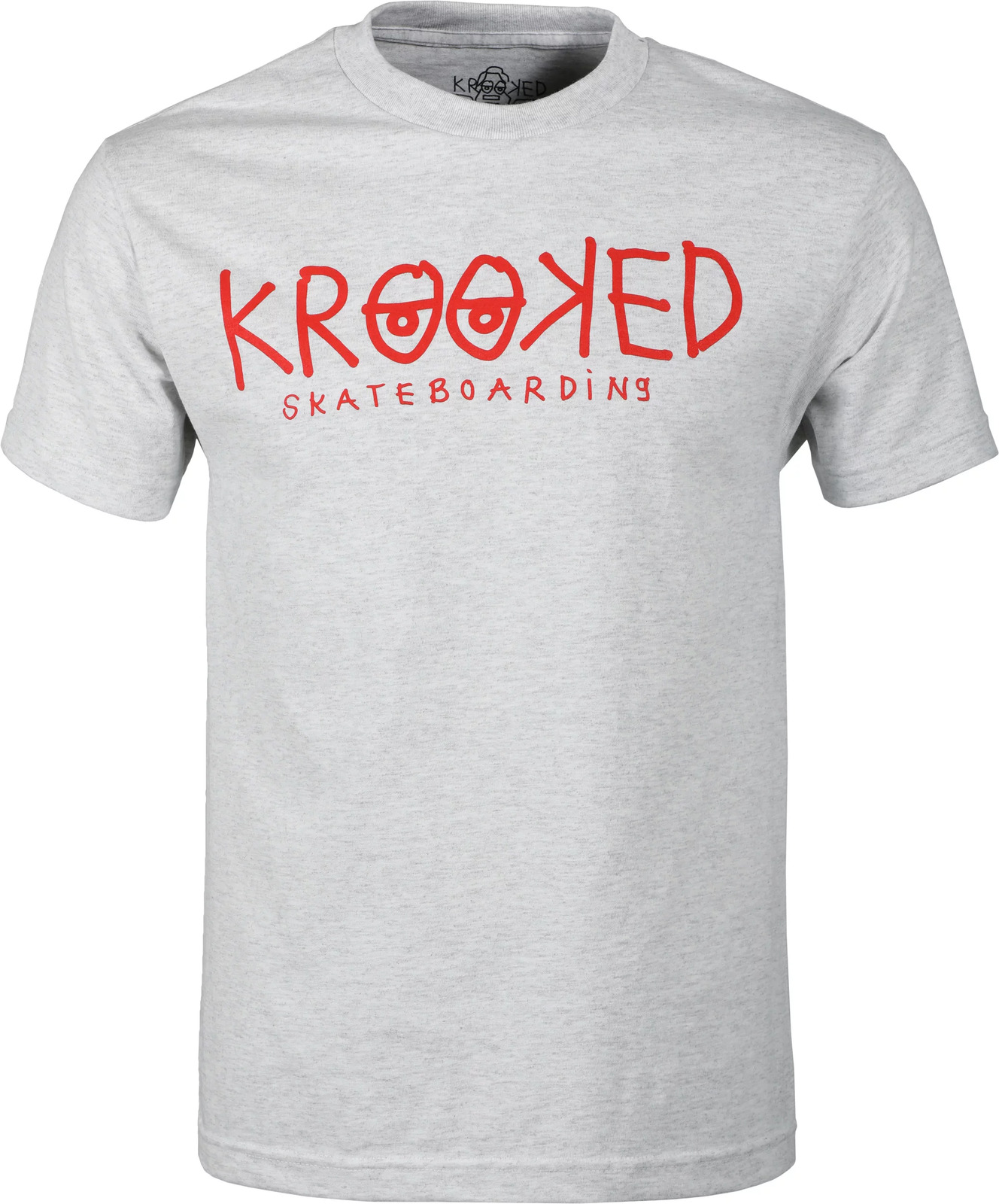 Krooked Tee Krooked Eyes Ash/Red