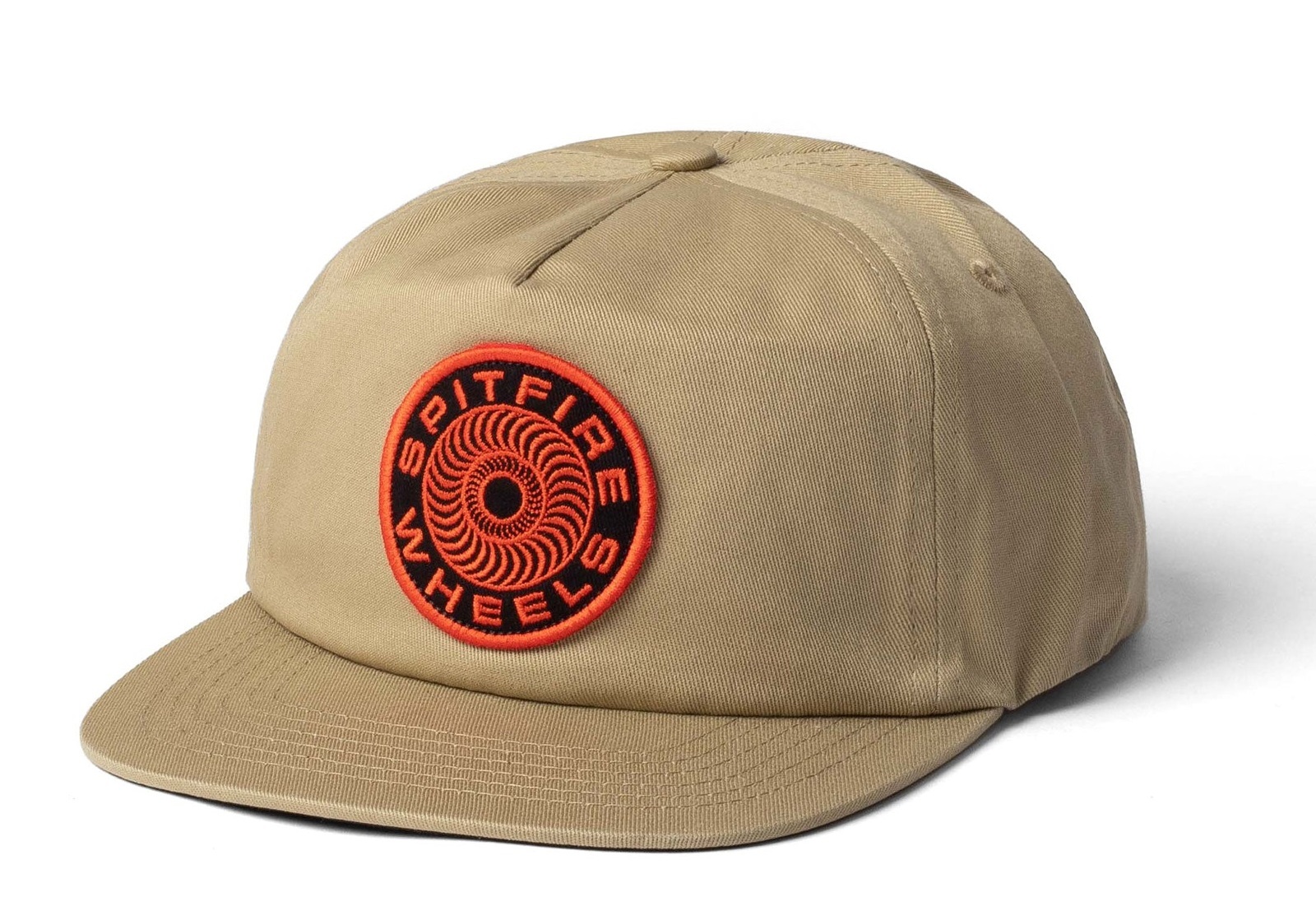Spitfire Hat Classic 87 Swirl Patch Khaki