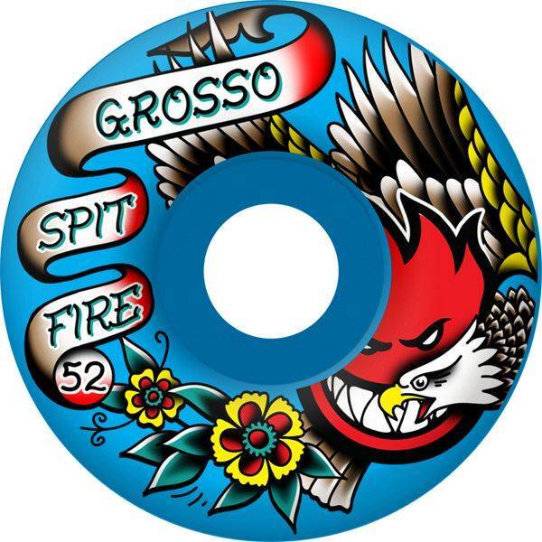 Spitfire Wheels OG Flash Grosso Blue 52mm