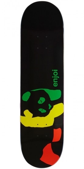 Enjoi Deck Rasta Panda Black 8.25
