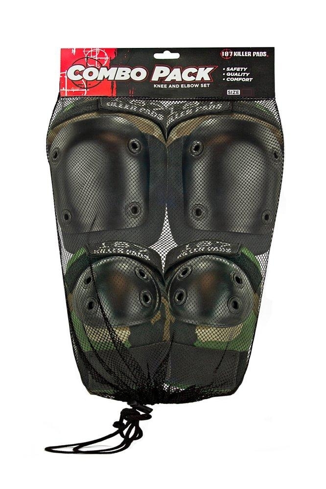 187 Pads Combo Pack Camo XSmall - 187 Killer Pads