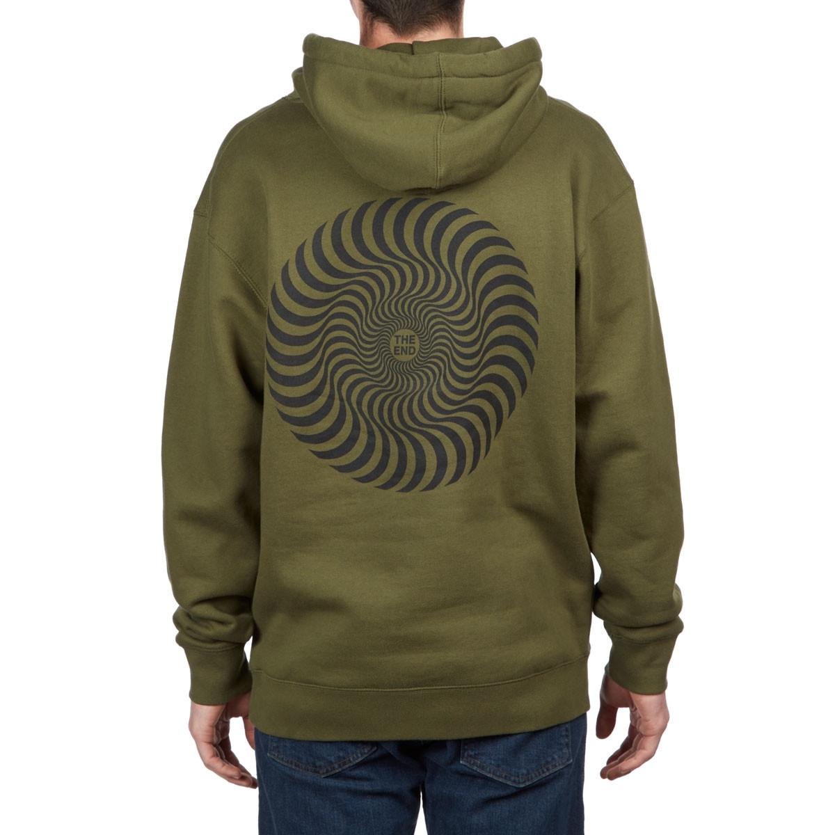 Spitfire Jumper Hood PO Classic Swirl Army/Black