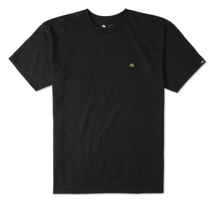 Emerica Tee Triangle Embroidery Black/Gold