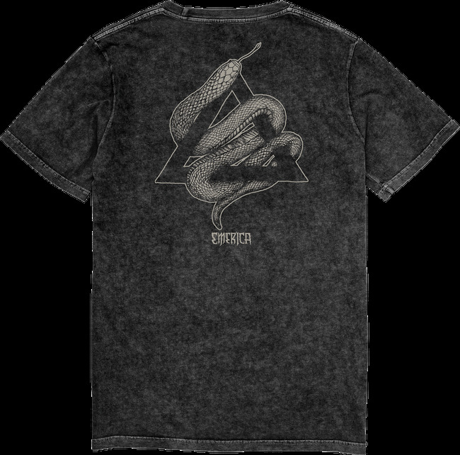 Emerica Tee Crawl Black Acid