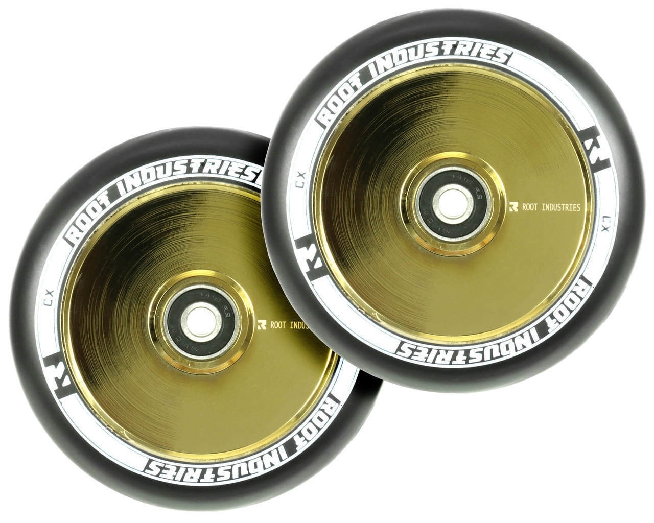 Root Industries Air BLack/Gold Rush 120mm Scooter Wheels