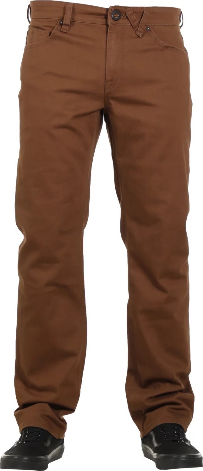 Volcom Pants Solver Slub Dark Brown