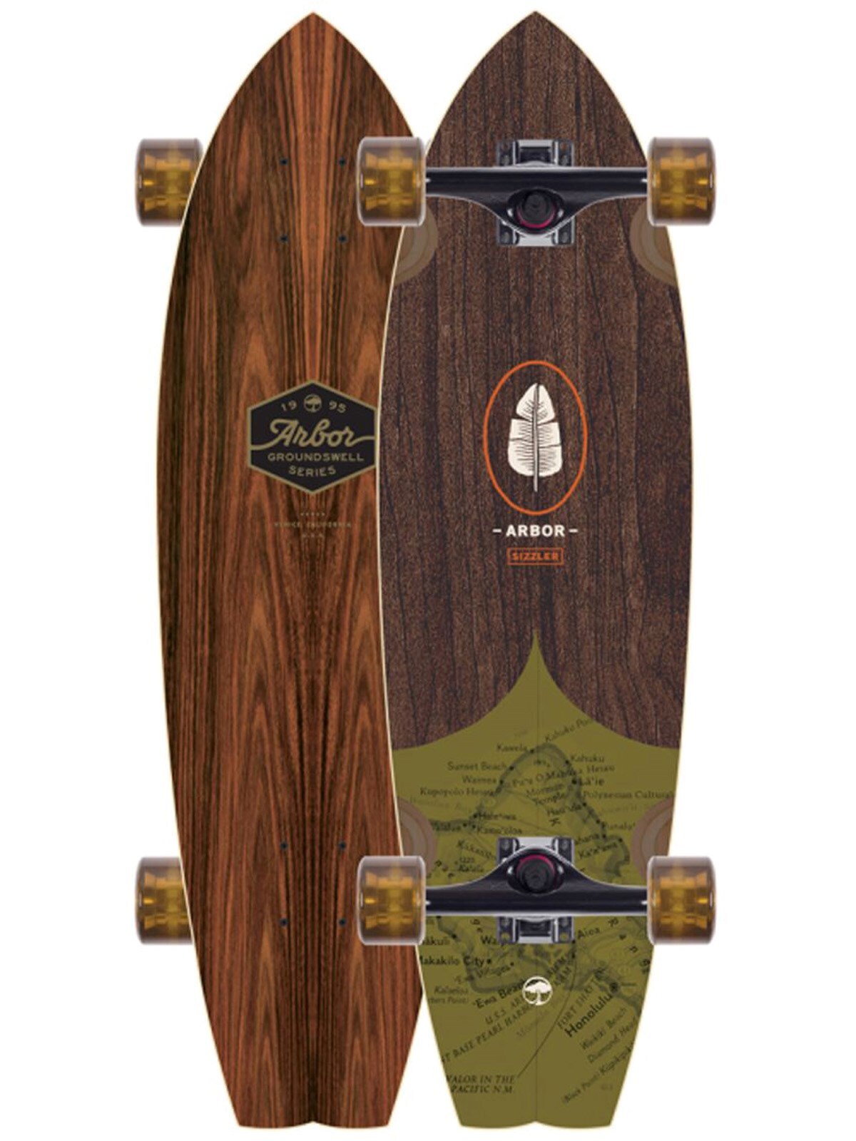 Arbor Complete Cruiser Sizzler Groundswell 32 inch