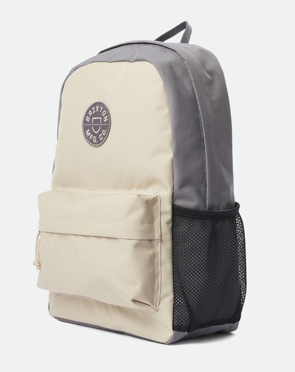 Brixton Backpack Crest Vanilla/Charcoal/Black