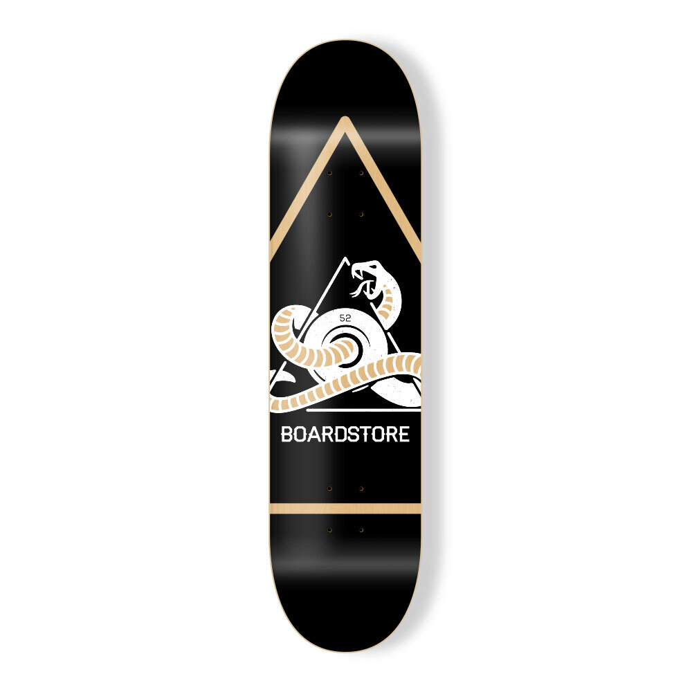Boardstore Deck Wheel Bite Black 7.0 - High-Performance Skateboard Deck