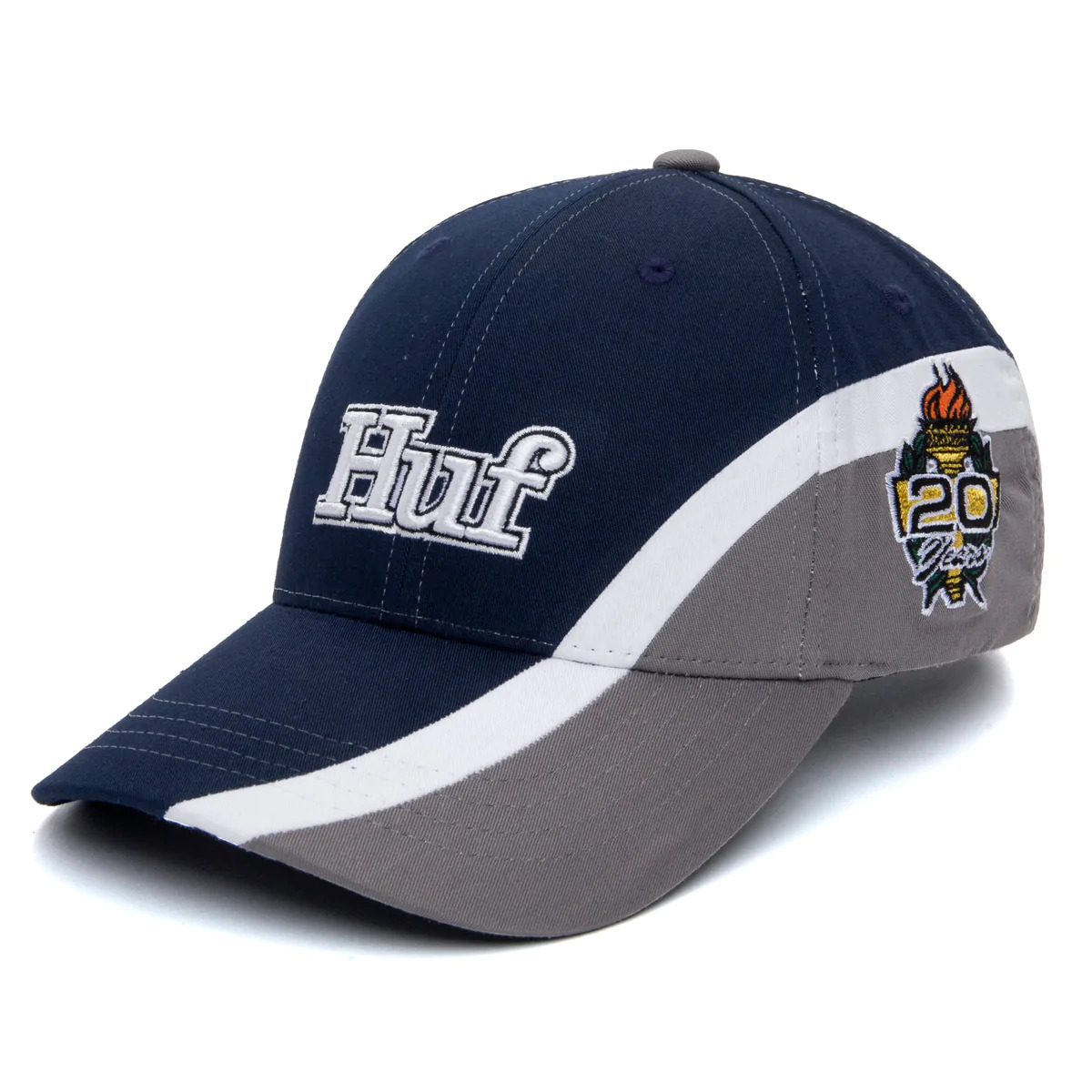 Huf Hat Daytona 6 Panel Snapback Navy