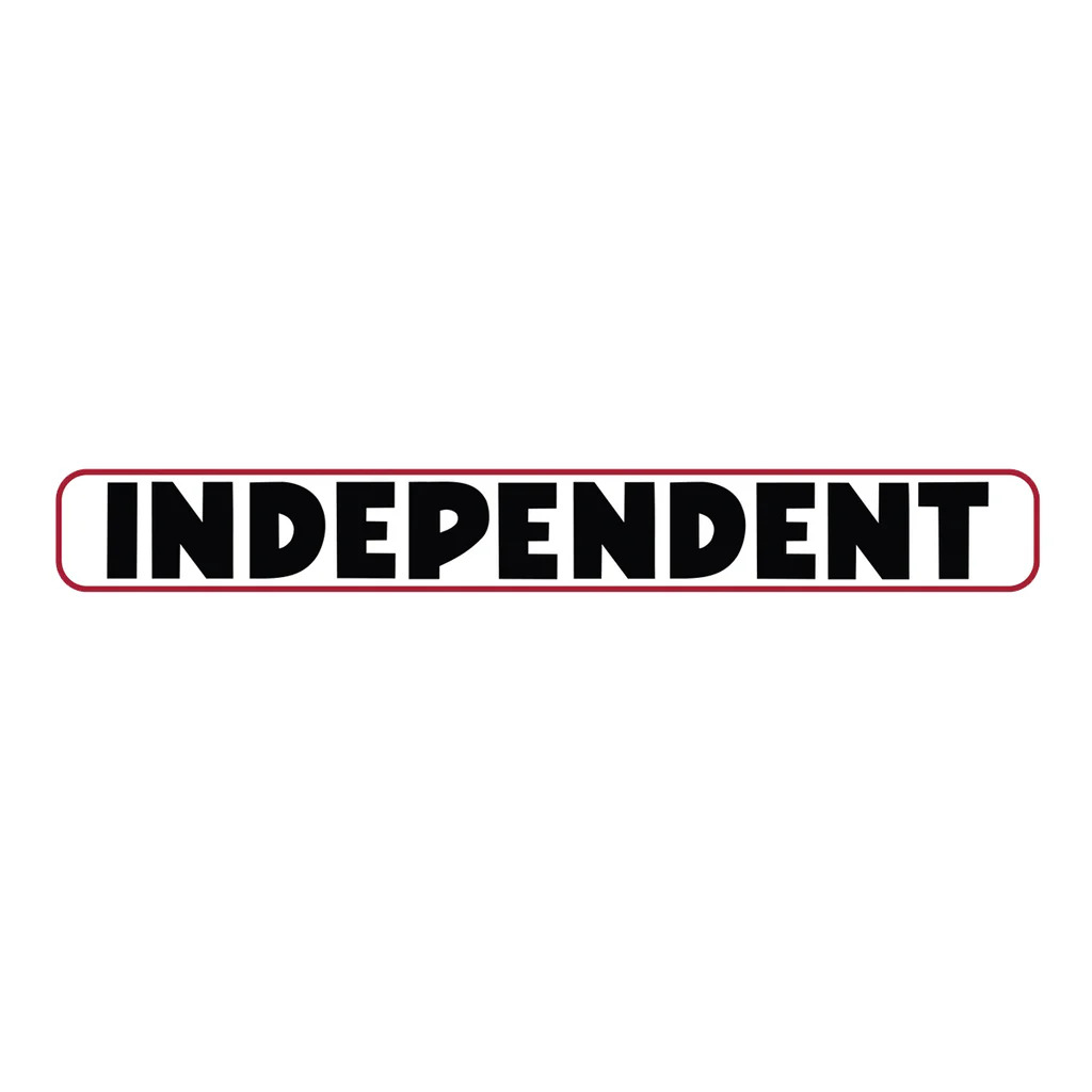 Independent Sticker Decal White 4 Inch - Skateboard Decal for ...