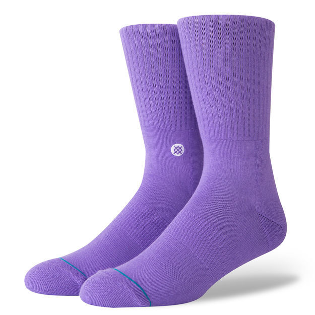 Stance Socks Icon Athletic Violet US 9-12