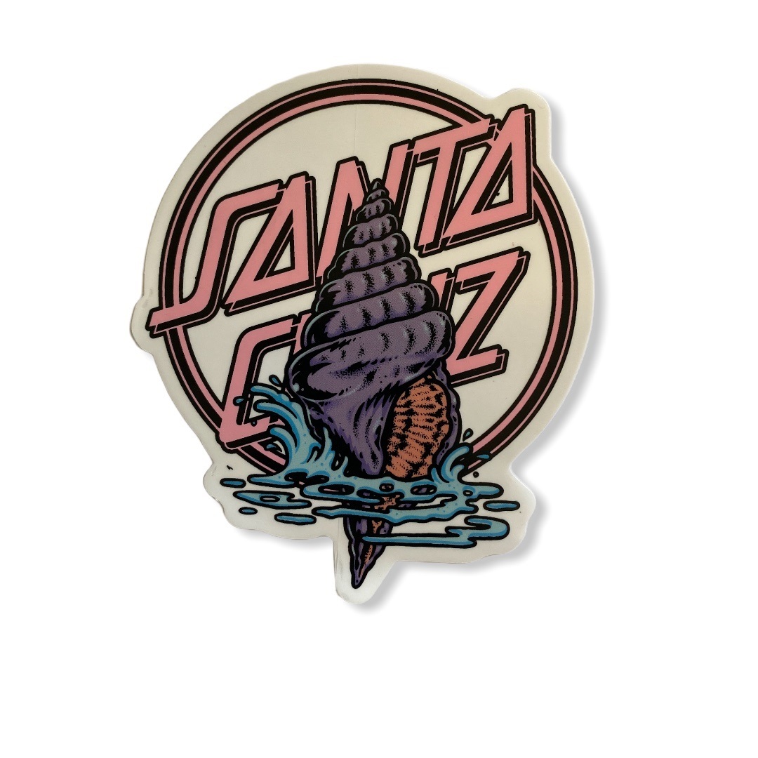 Santa Cruz Sticker Shell Dot 4 Inch