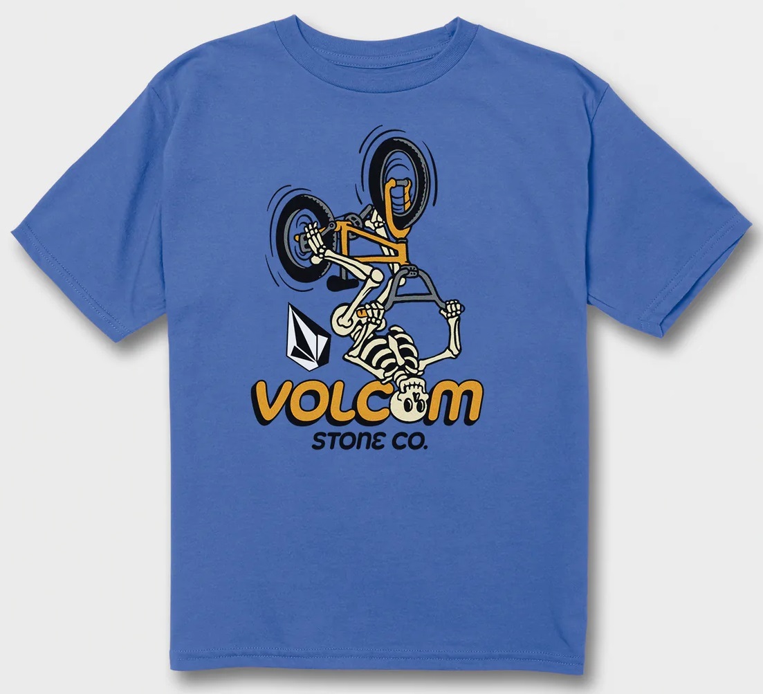 Volcom Youth Tee: Caiden Cernius Collection - Marina Blue Shirt
