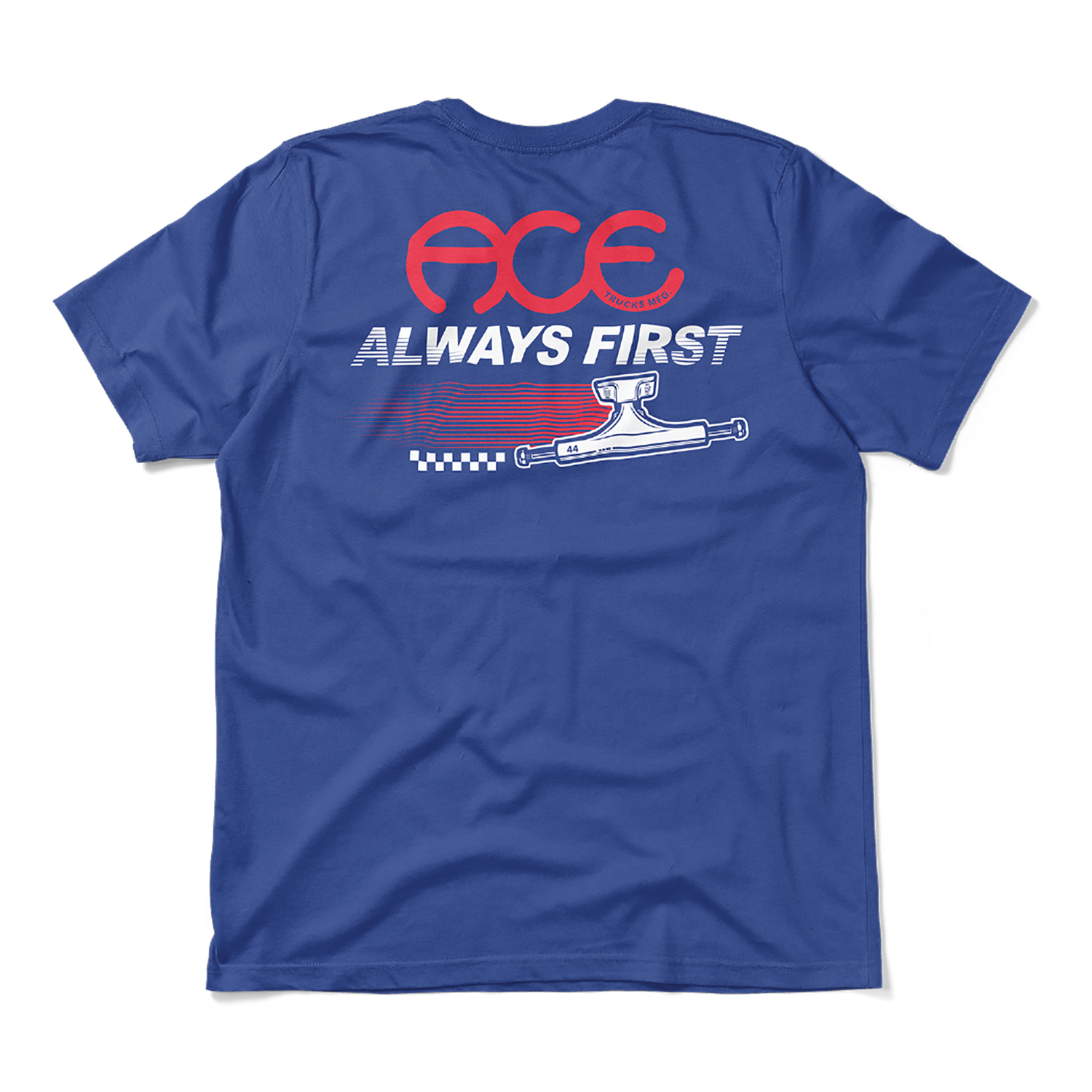 Ace Tee Always First Tee Royal - Elevate Your Style