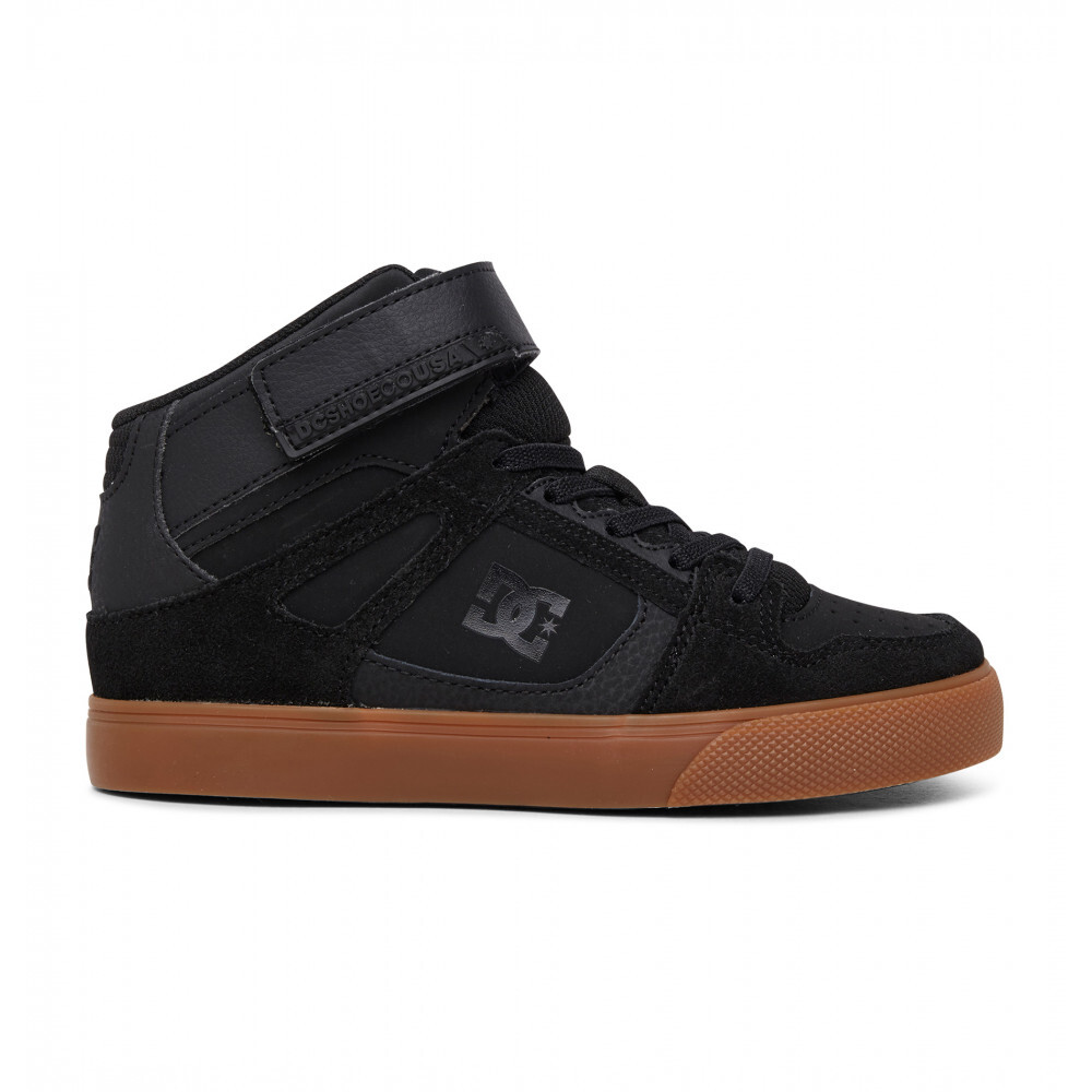 DC Youth Pure High Elastic Velcro Black/Gum