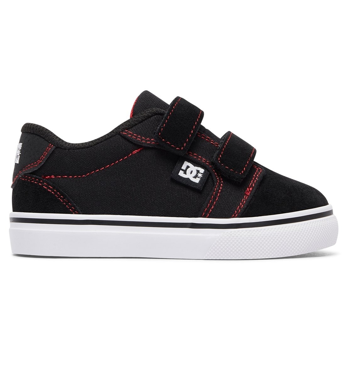 DC Youth Anvil Velcro Black/Red/White