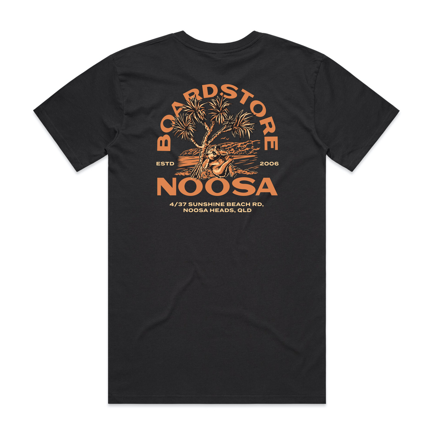Boardstore Tee Noosa Dark Grey/Orange