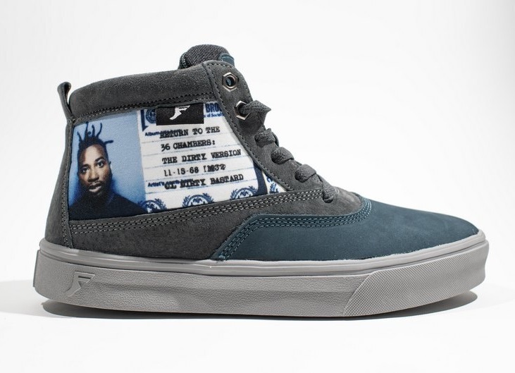 FP Shoes Substance Mid ODB Navy Blue/Charcoal - Superior Skate Shoe