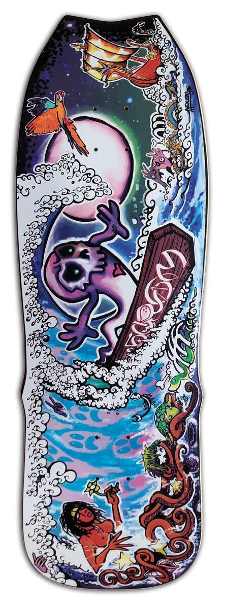 Scram Deck Citizen Fish 10.5 - Durable Artistic Skateboard Deck