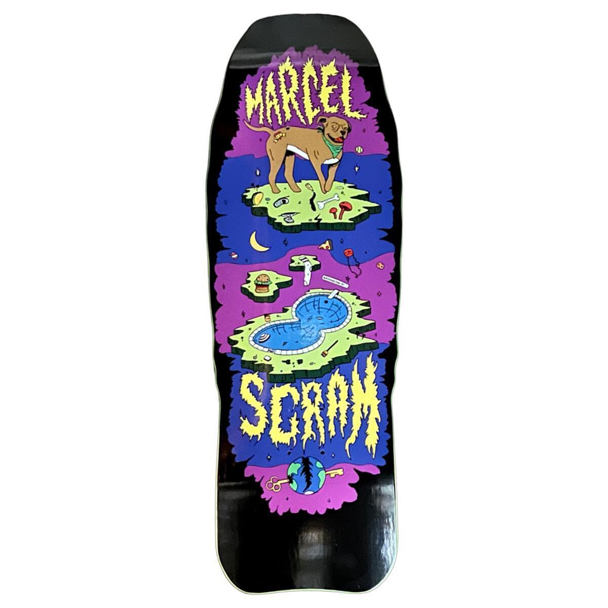 Scram Deck Gnarcel Gone Cemental 10.5 - Scram Skates