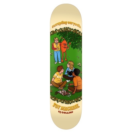 Toy Machine Deck 8.5 Youth CJ Collins - Durable Maple Wood Skateboard Deck