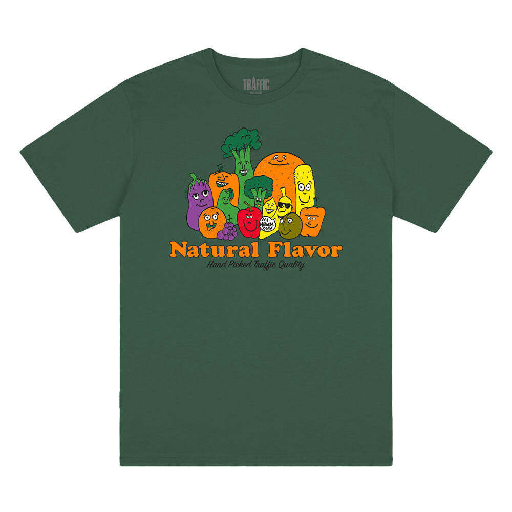 Traffic Tee All Natural Forest - Traffic Skateboards
