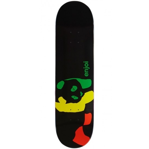 Enjoi Deck Rasta Panda Black 8.25