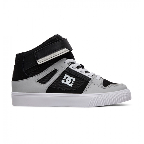 DC Youth Pure High Elastic Velcro Black/Grey/Grey