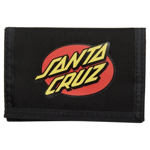 Santa Cruz Wallet Oval Dot Velcro Black